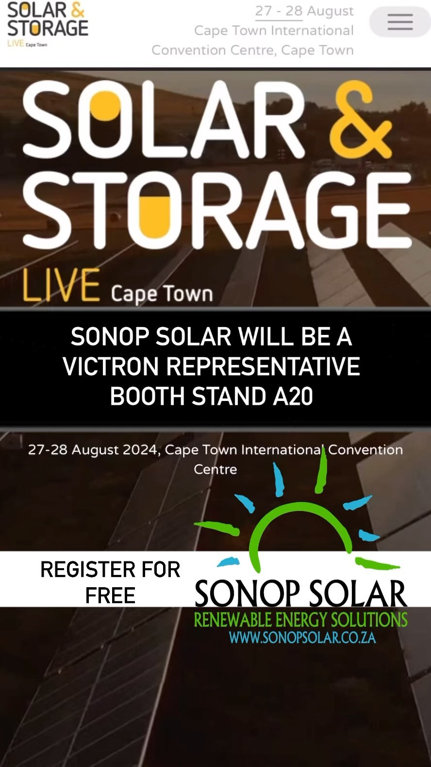 BLACK NOVEMBER | Sonop Solar