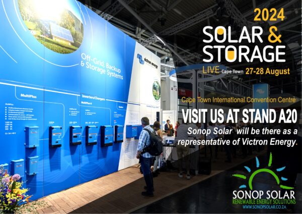 Sonop Solar at the Solar and Storage live show - Cape Town 2024